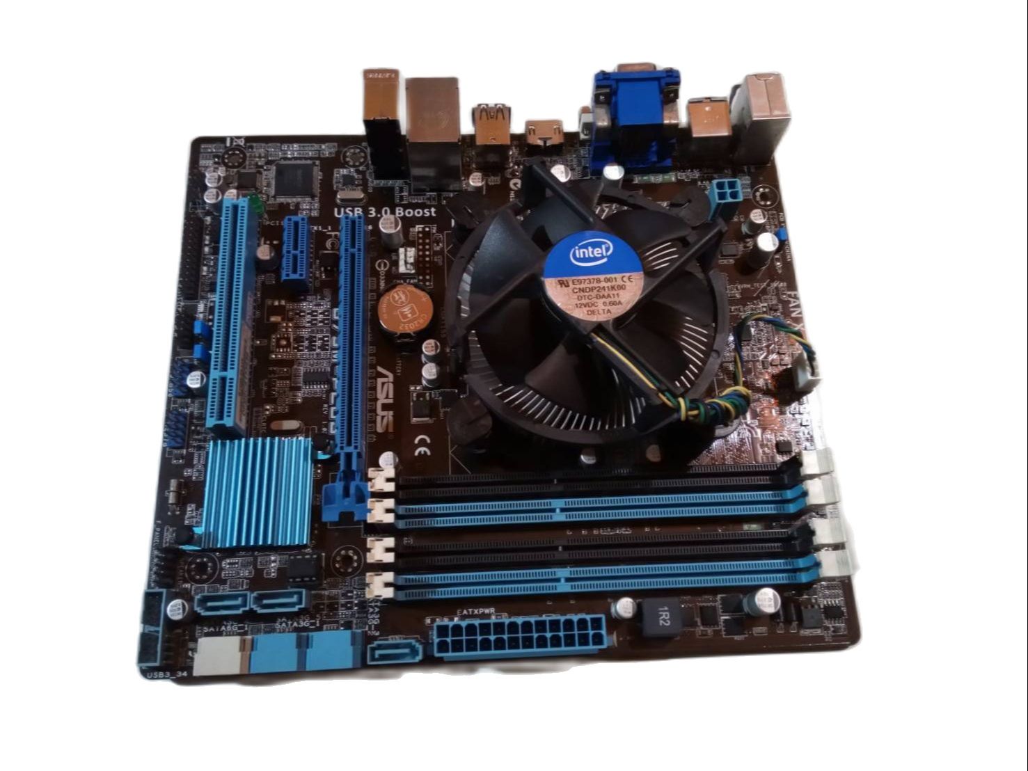 เมนบอร์ดพร้อม CPU i5 / i3 /G2020+ Mainboard ASUS B75M-PLUS (LGA1155 ...