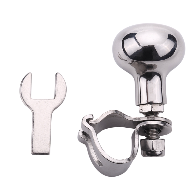 Universal Stainless Steel Steering Wheel Spinner Heavy Duty Car Truck ...