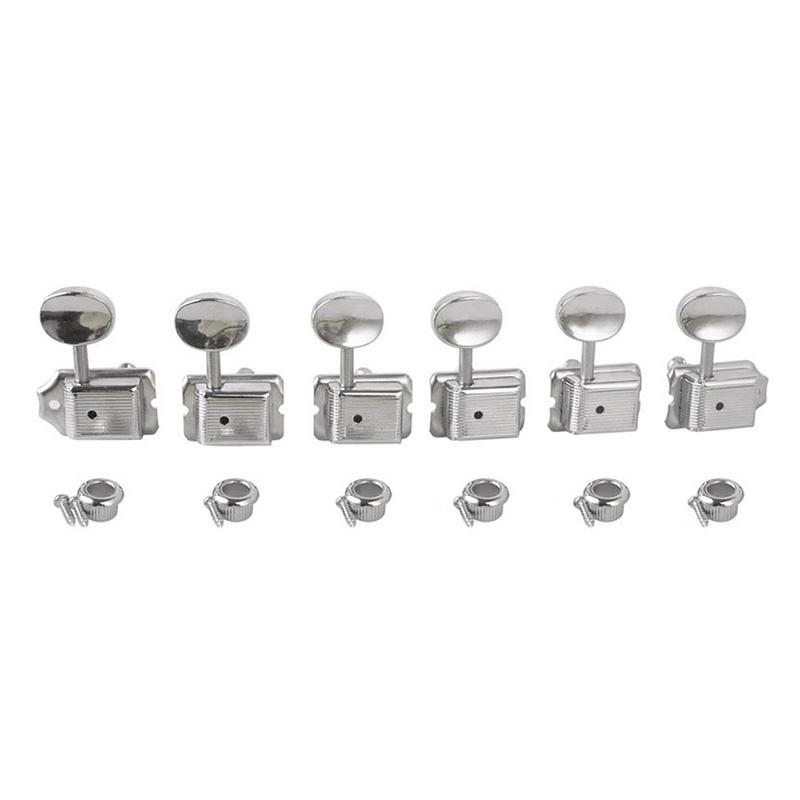 Guitar Machine Heads Tuners Chrome Locking String Tuning Key Pegs ...