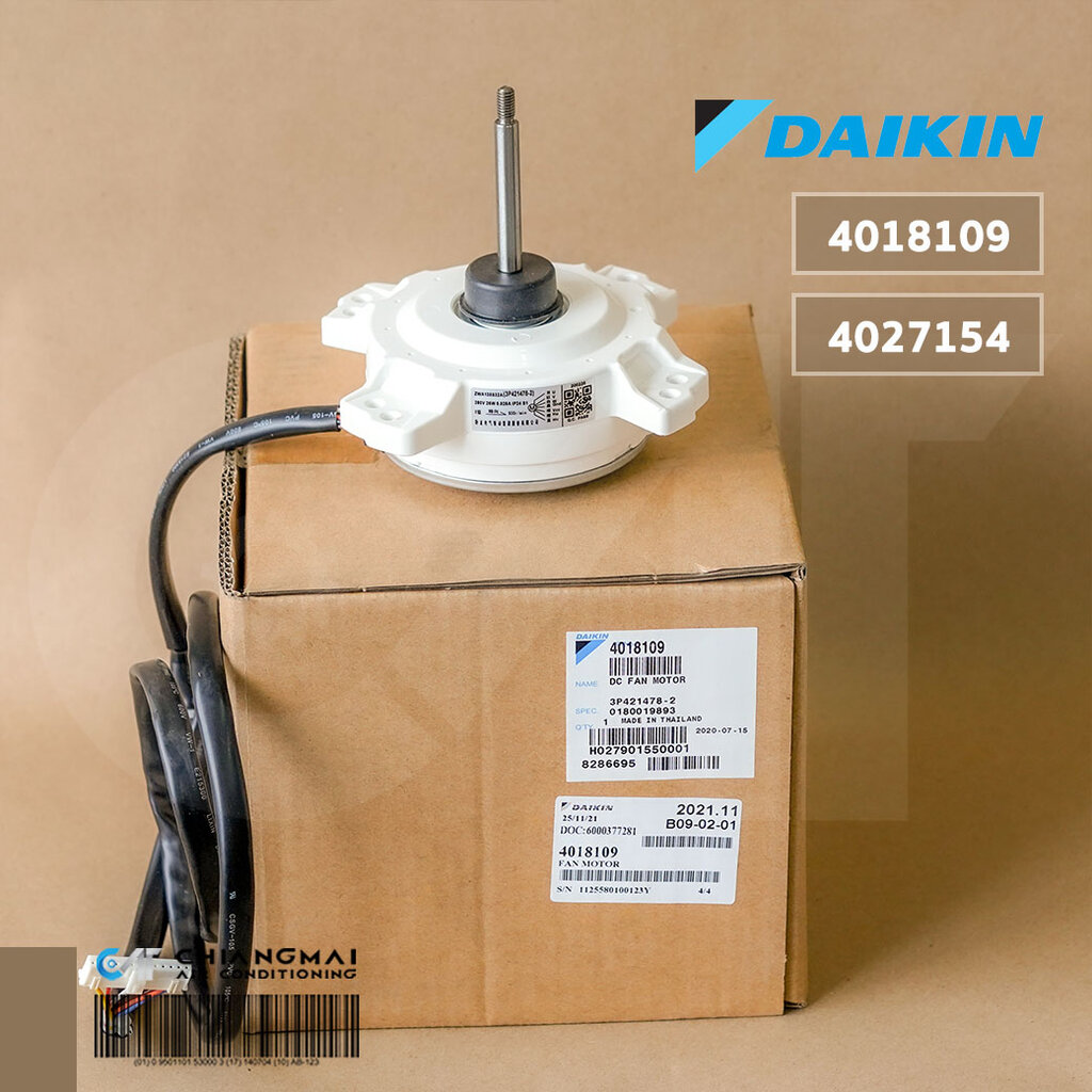 4018109 / 4027154 มอเตอร์แอร์ Daikin มอเตอร์แอร์ไดกิ้น มอเตอร์คอยล์ร้อน ...