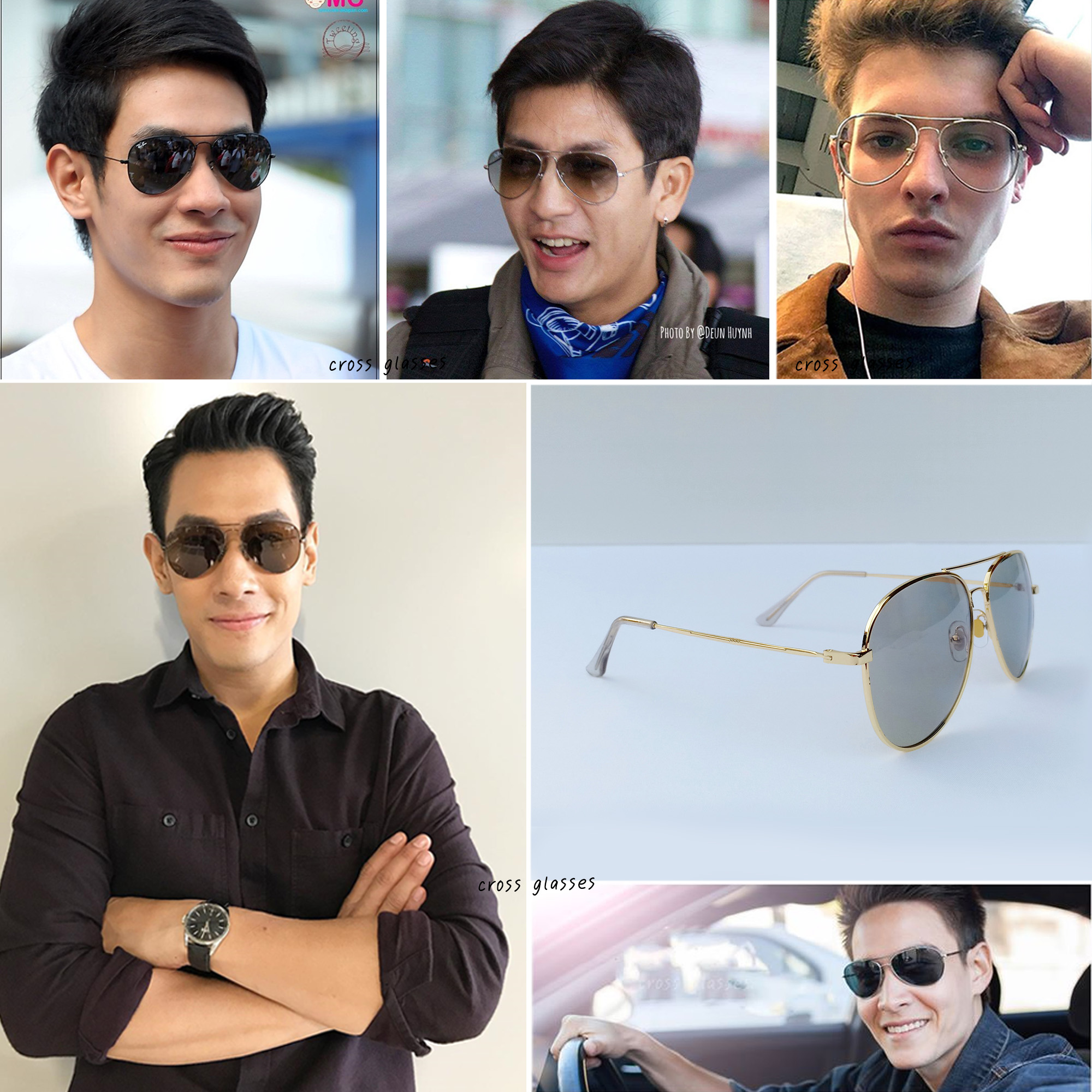 แว่นกรองแสงสีฟ้า เลนส์บลูฯออโต้ ออกแดดเปลี่ยนสี CGA46 แถมฟรีกล่องแว่น ...