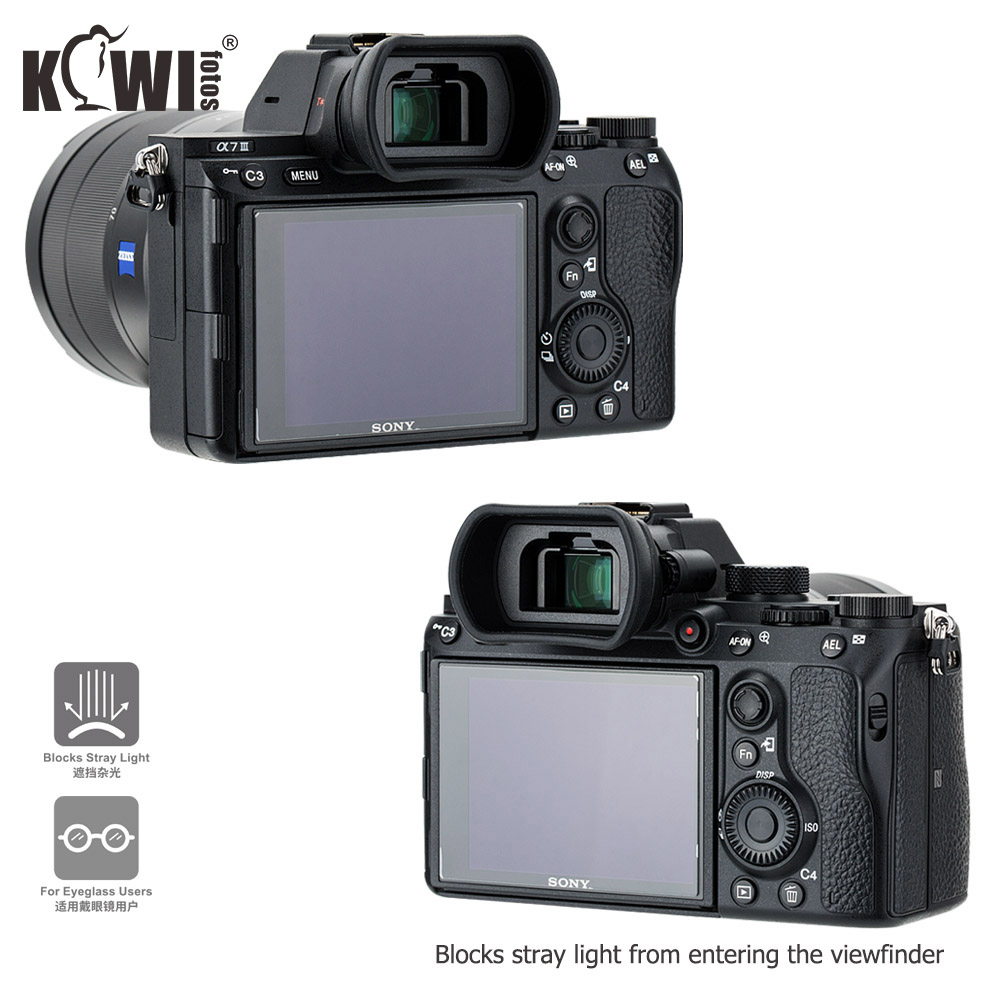 Camera Eyecup Viewfinder Eyepiece Eye Cup for Sony a7 a7 II a7 III a7R a7R II III a7R IV a7S II ...