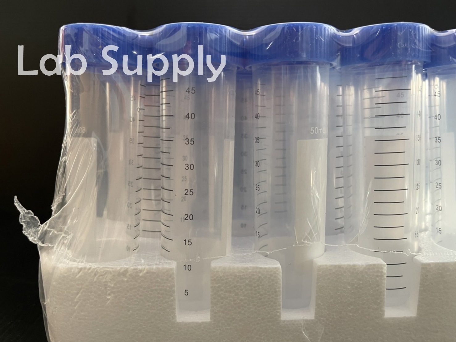 หลอดทดลอง 15มล. 50มล. Centrifuge Tube 15 ML และ 50 ML Conical Tube with foam rack หลอดเซนติฟิว ...