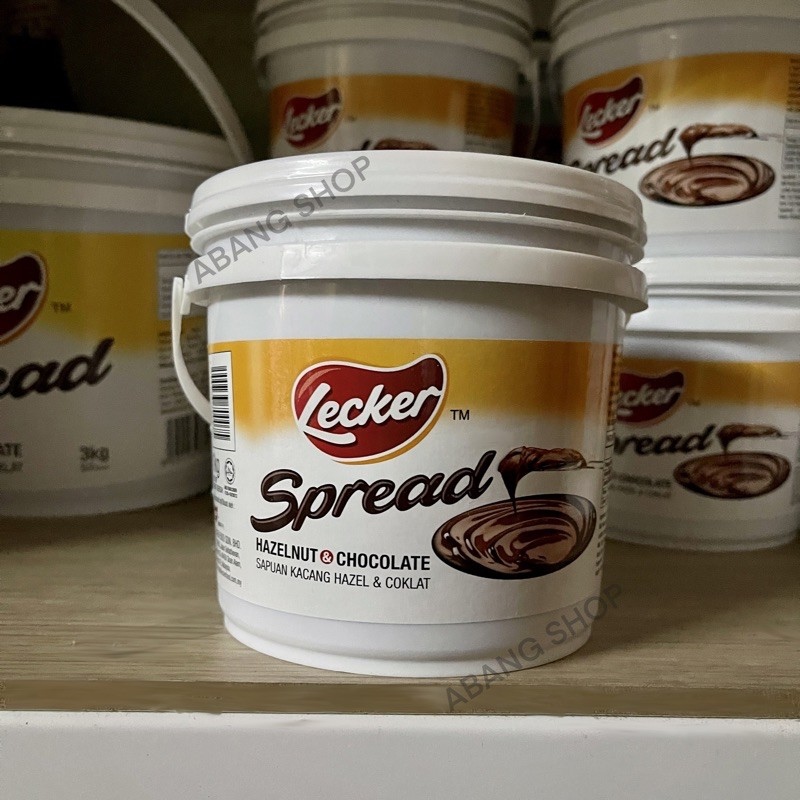 Lecker Spread Hazelnut Chocolate 1 kg ช็อกโกแลตตัวดังจากมาเลเซีย ...