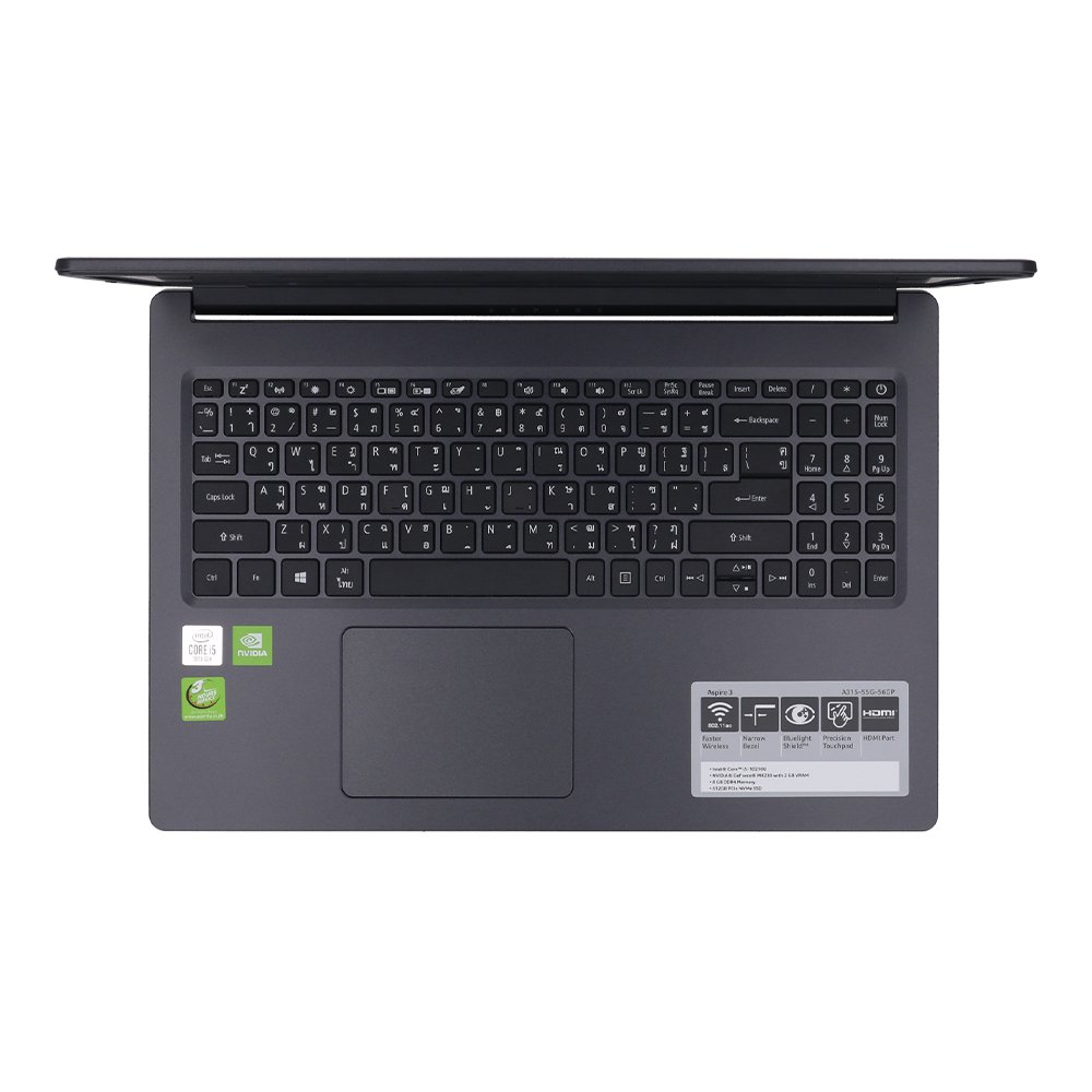 NOTEBOOK (โน้ตบุ๊ค) ACER ASPIRE 3 A315-55G-56GP (CHARCOAL BLACK) - K-POWER - ThaiPick