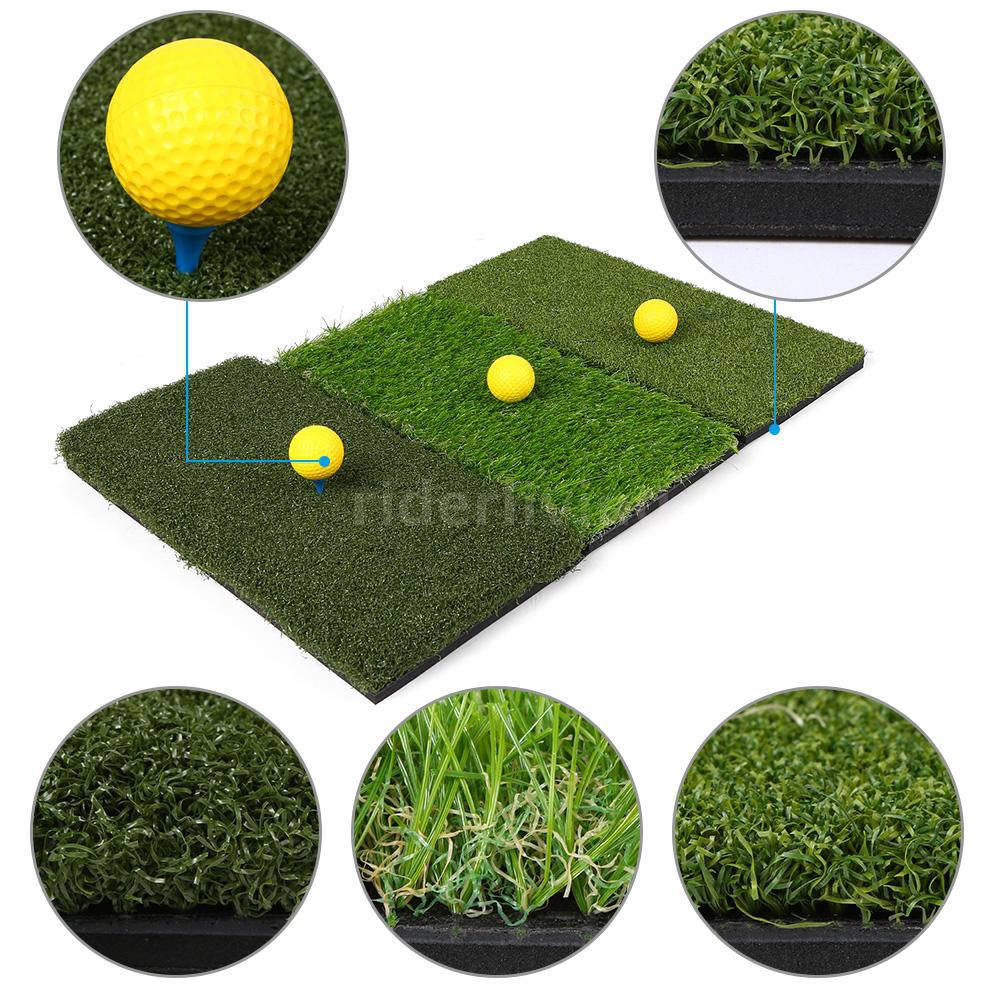 RID ☞ 3-IN-1 Residential Golf Hitting Mat Golf Swing Pad Backyard ...