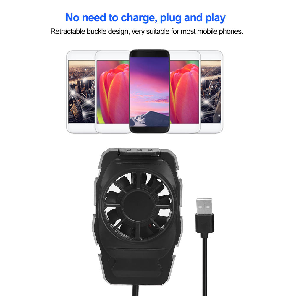 Mini Portable Mobile Phone Cooler Cooling Fan Universal USB Cell Phone ...