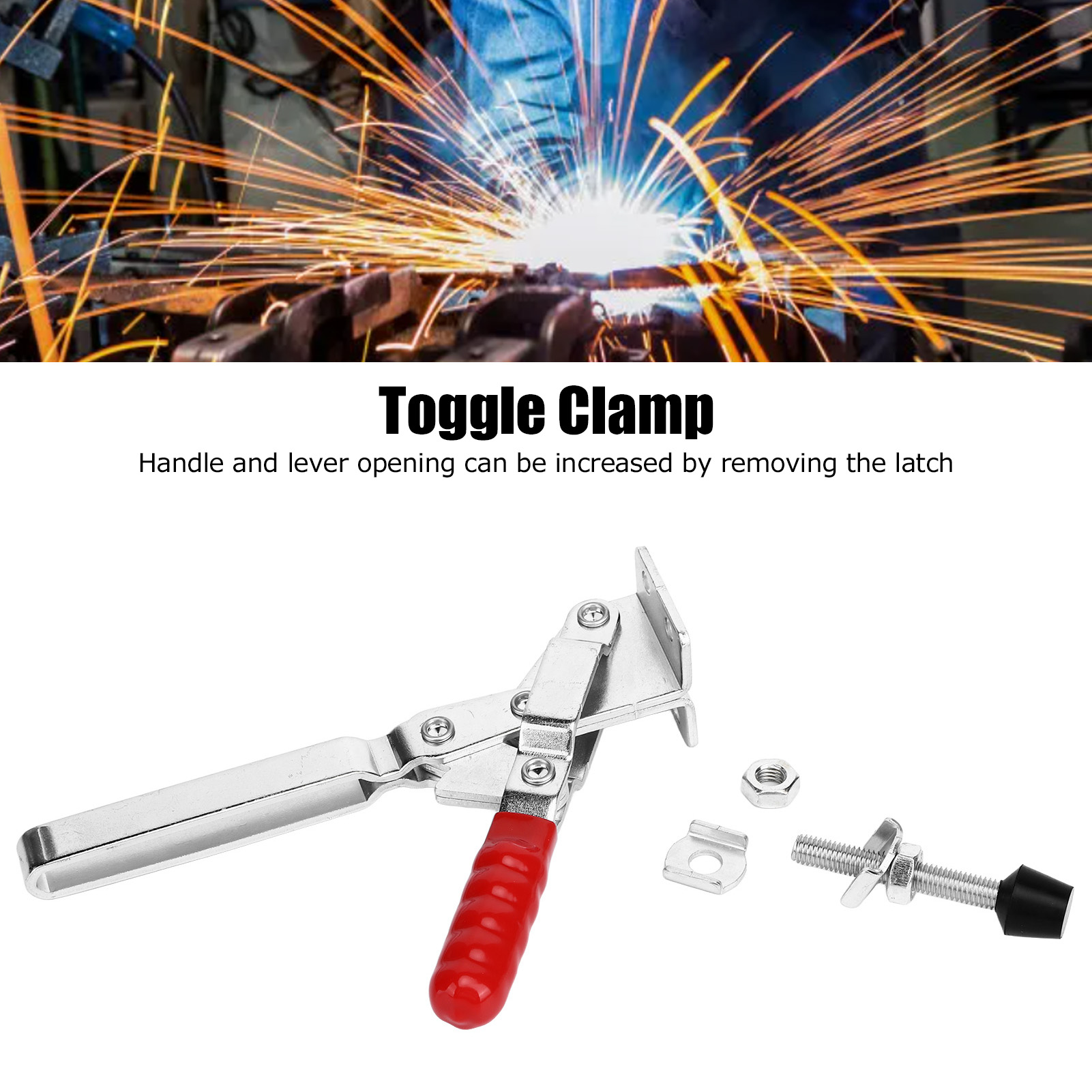 Toggle Clamp Vertical Fast Long Arm Crimping Clamps Inspection Tool ...