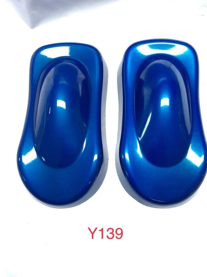 สีสเปรย์คุณภาพ ซามูไร SAMURAI สีน้ำเงินแก้ว (MARINE BLUE) สีโปร่งแสง สี ...