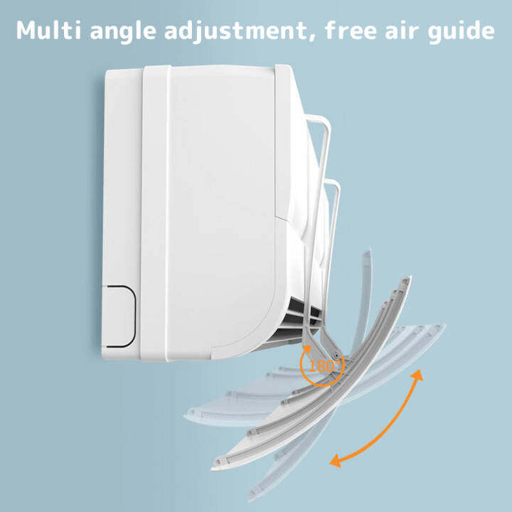 Air Con Deflector Air Conditioner Wind Deflector Adjustable Foldable ...