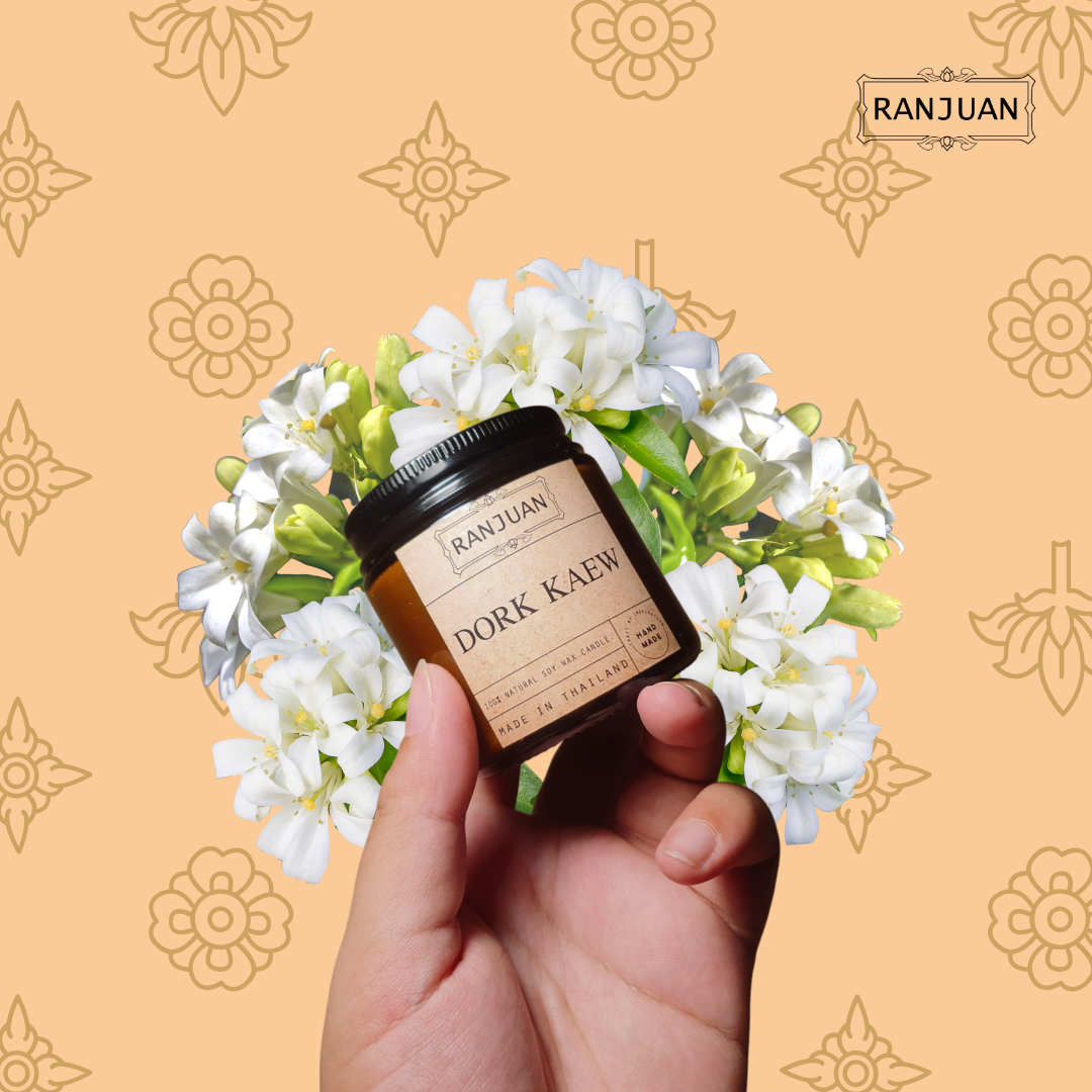 Ranjuan เทียนหอม กลิ่น Dork kaew (ดอกแก้ว) หอมตั้งแต่ยังไม่ได้จุด | Lazada.co.th