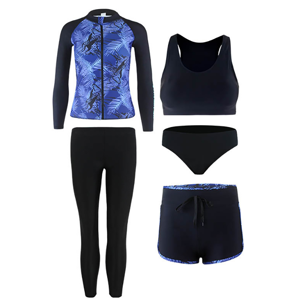 ชุดว่ายน้ำแขนยาวไซส์ใหญ่ 2XL-5XL (5 ชิ้น) ชุดว่ายน้ำคนอ้วน ชุดว่ายน้ำสาวอวบ - i Beauty Square ...