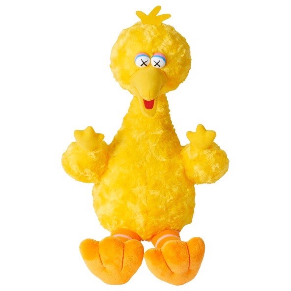 KAWS Sesame Street Uniqlo Big Bird Plush Toy (สีเหลือง) | Lazada.co.th