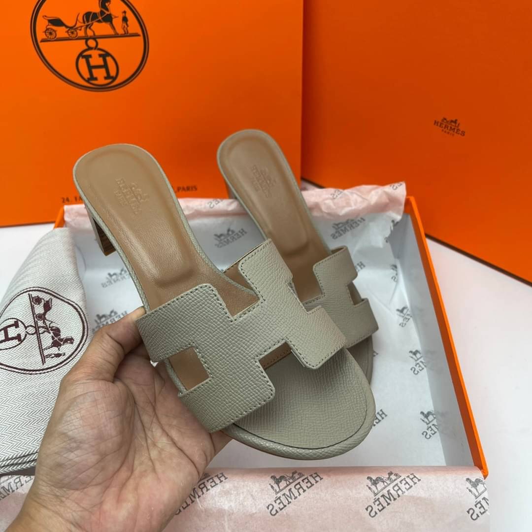 รองเท้า แอร์เมส HM 5/1111737 VIP หนังแกะ ส้นไม้ size 36-40 สั่งแล้วรบ ...