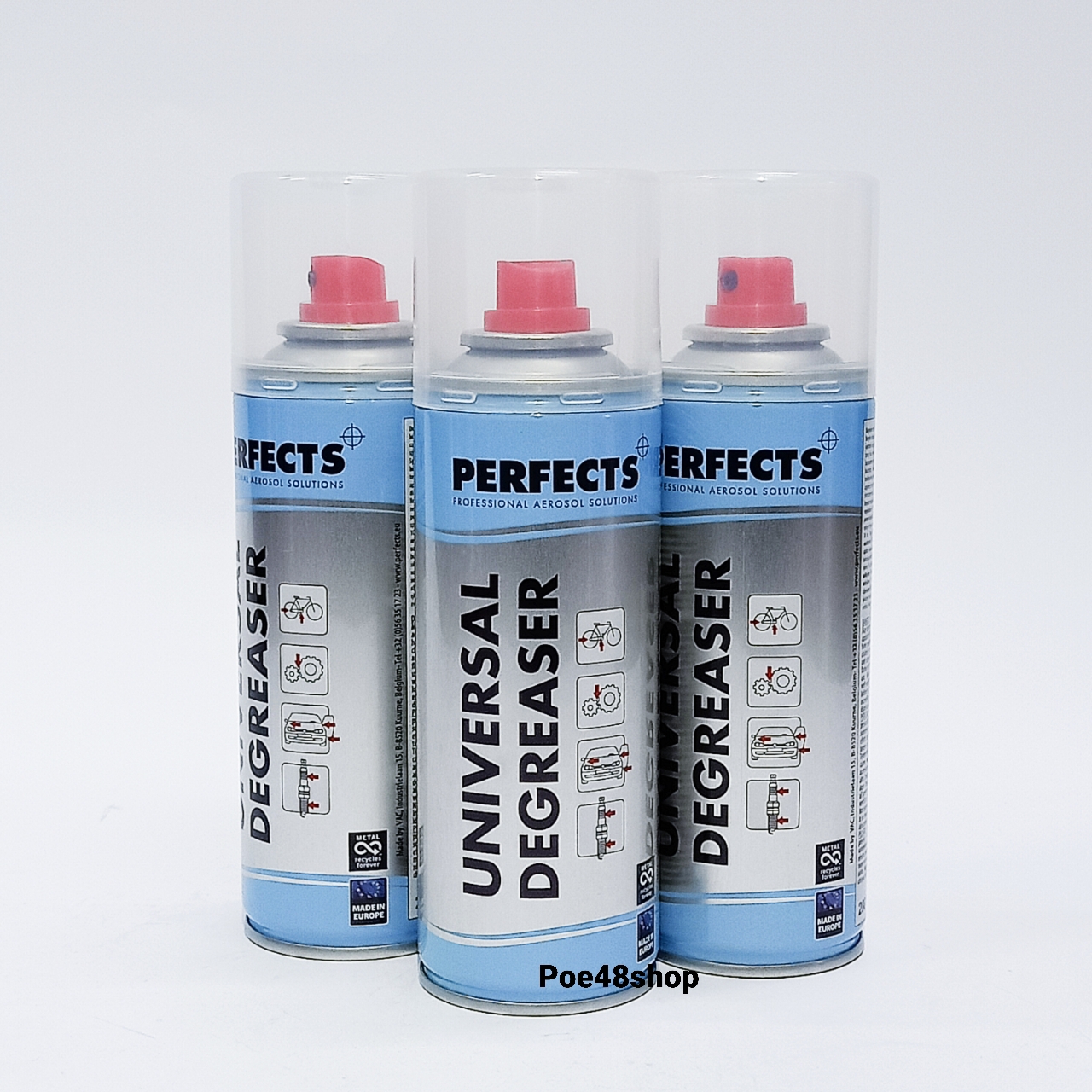 สเปรย์ PERFECTS กระป๋องสีฟ้า สเปรย์ทำความสะอาดหน้าสัมผ้ส ขจัดคราบไขมัน ...