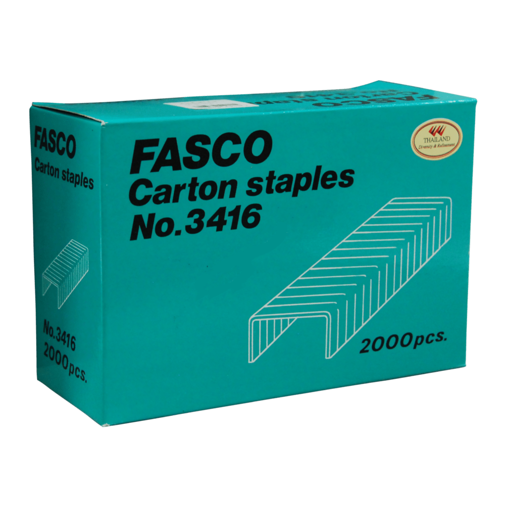 (KTS)ลวดเย็บ FASCO Carton staples No.3416 บรรจุ 2000 ชิ้น | Lazada.co.th