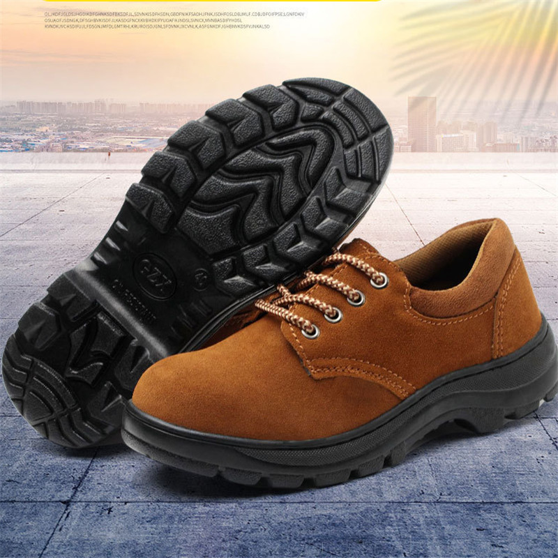 Iron shoesรองเท้านิรภัยรองเท้านิรภัยผู้ชายรองเท้าเหล็กรองเท้าทำงาน ...