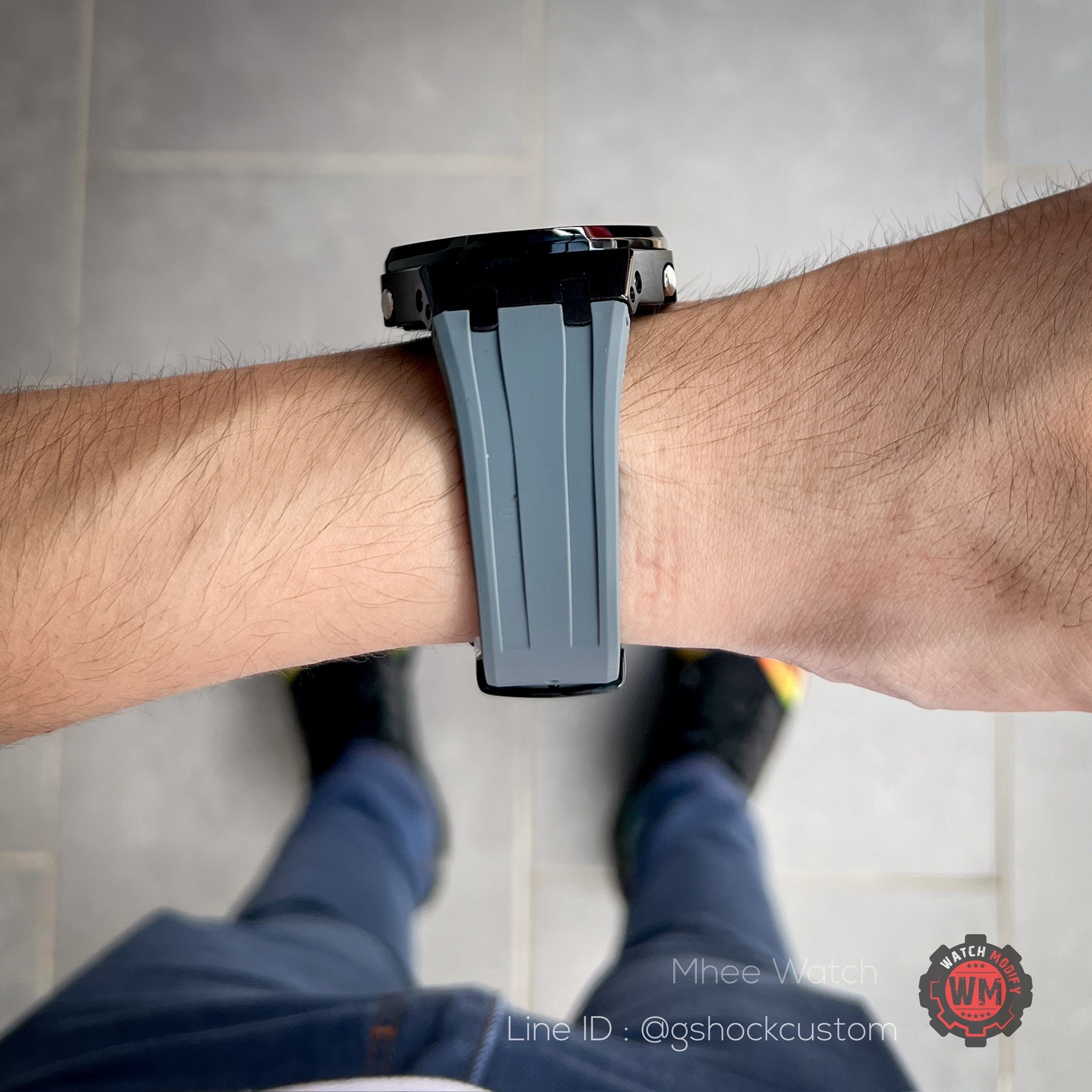 G-SHOCK AP Casioak Rainbow Dial Black Metal Grey Lambo Strap - Mhee ...