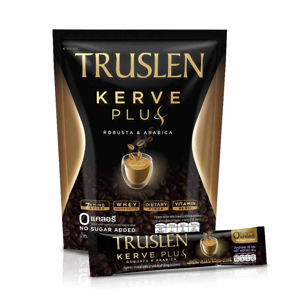 TRUSLEN KERVE COFFEE PLUS ( 18 g. x 12 pc.) | Lazada.co.th