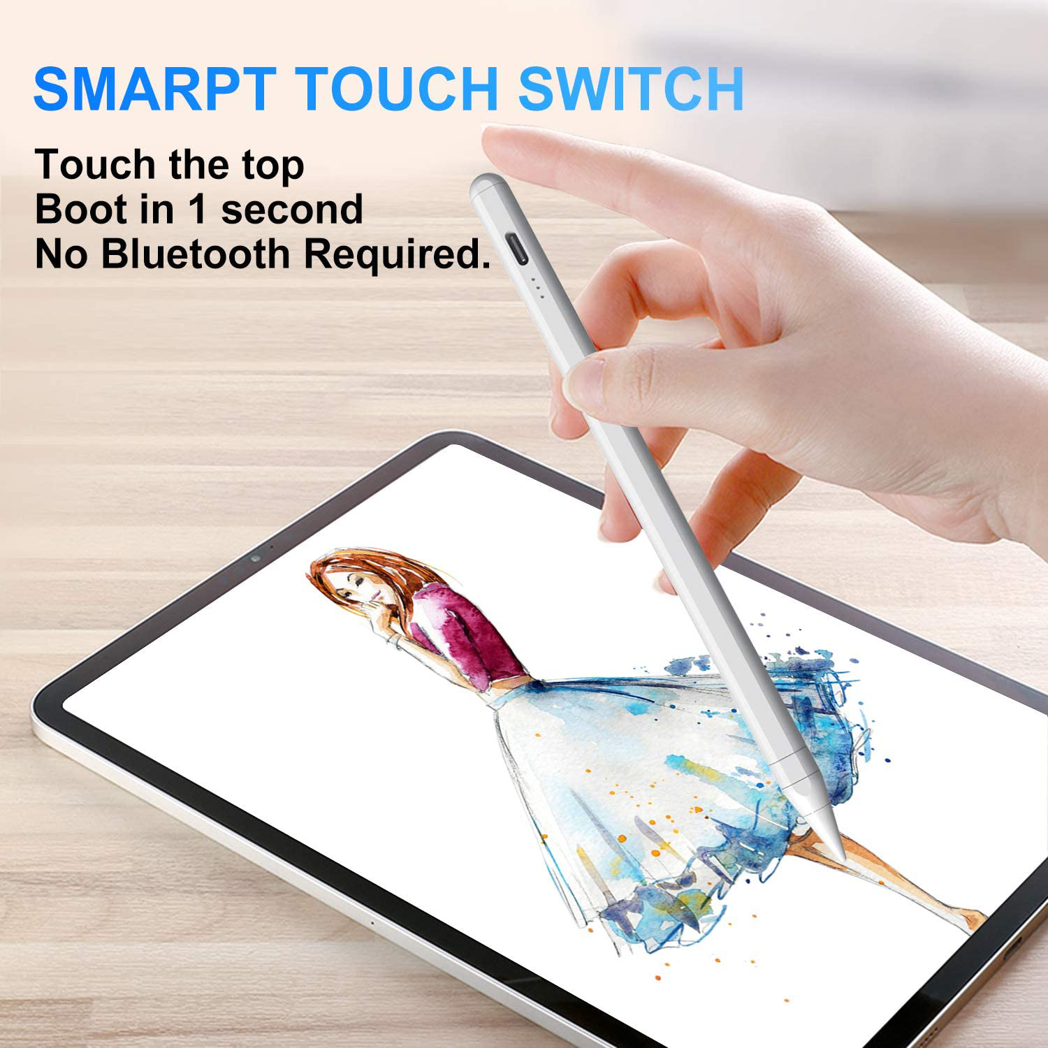 2021Smart stylus pen compatible For ios stylus painting signature work ...