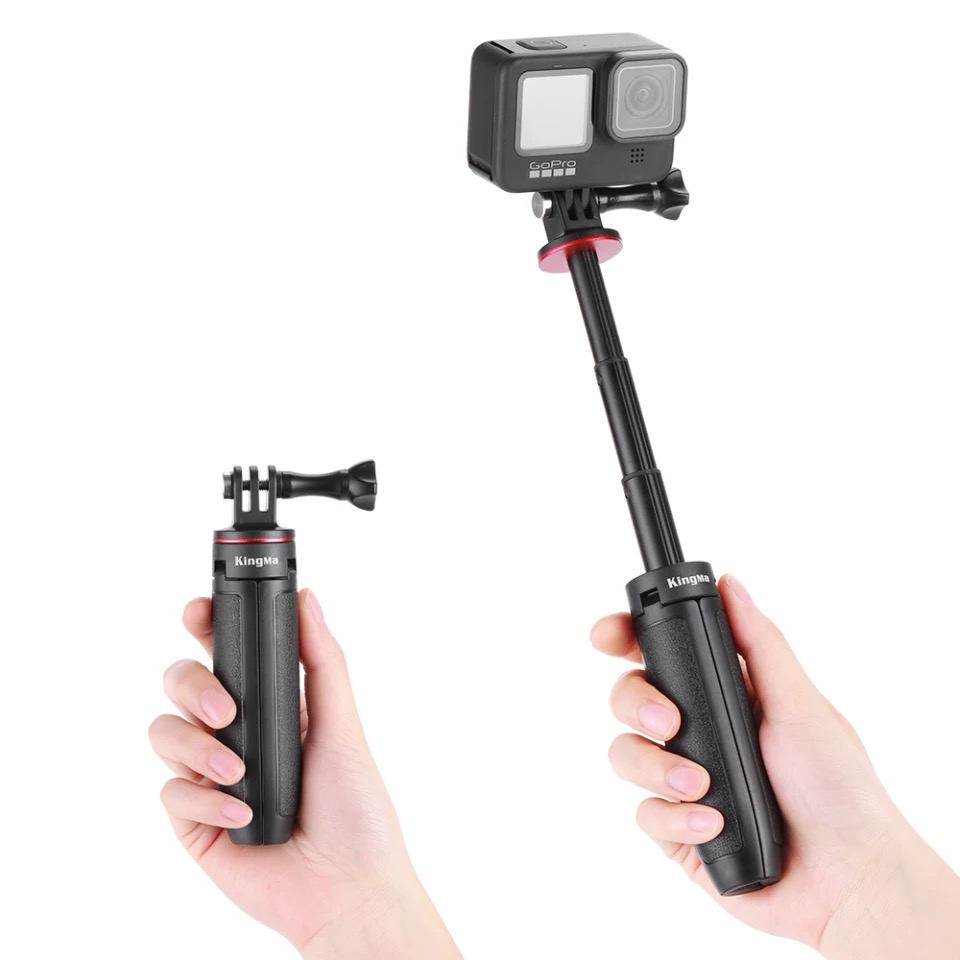 Kingma Portable Extension GoPro Vlog Tripod Shorty for GoPro HERO 10 9 ...