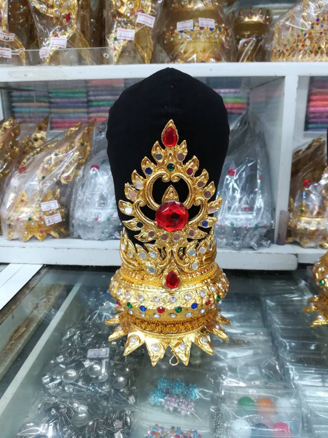 PINเกี้ยวพร้อมโก๊ะผมมีทั้งเด็กและผู้ใหญ่ เครื่องประดับชุดไทย - pinmanee ...