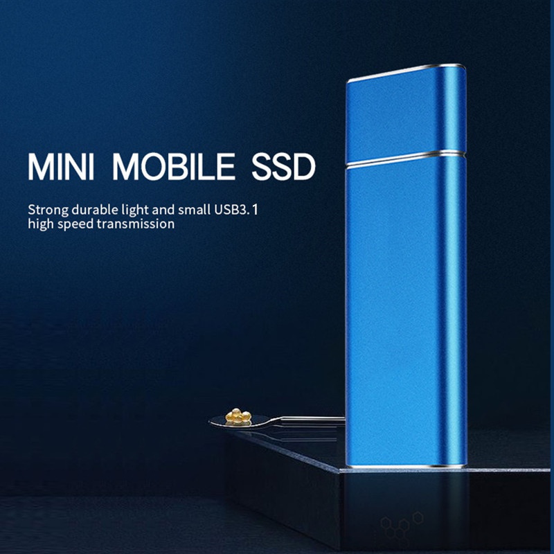 New Mini 2TB SSD High Speed Portable External M.2 Solid State Disk Mass ...