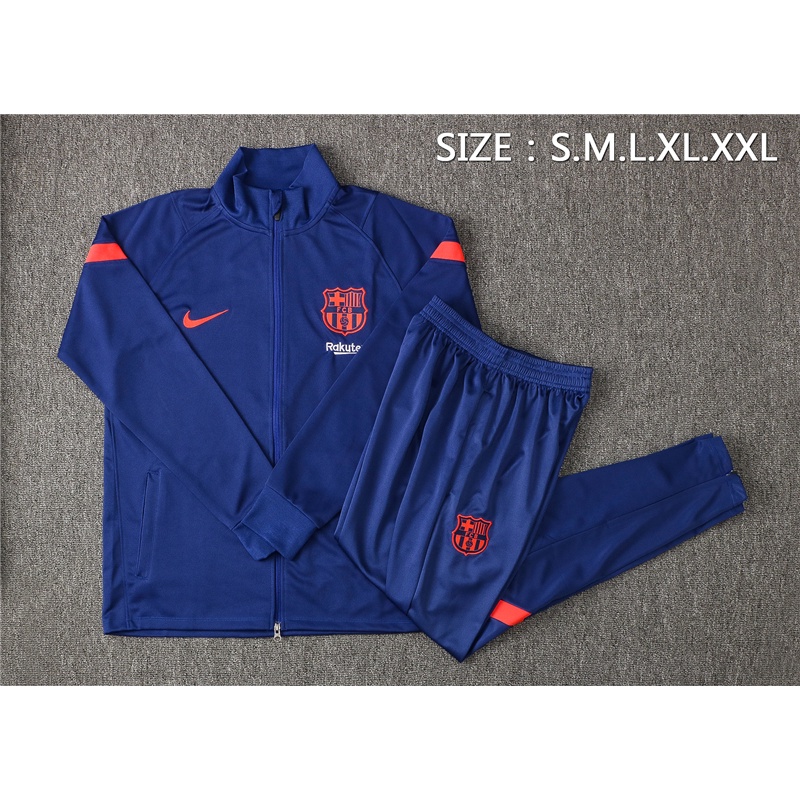 The Newest 21/22 Barcelona Jacket For Men Football Training Tops ...