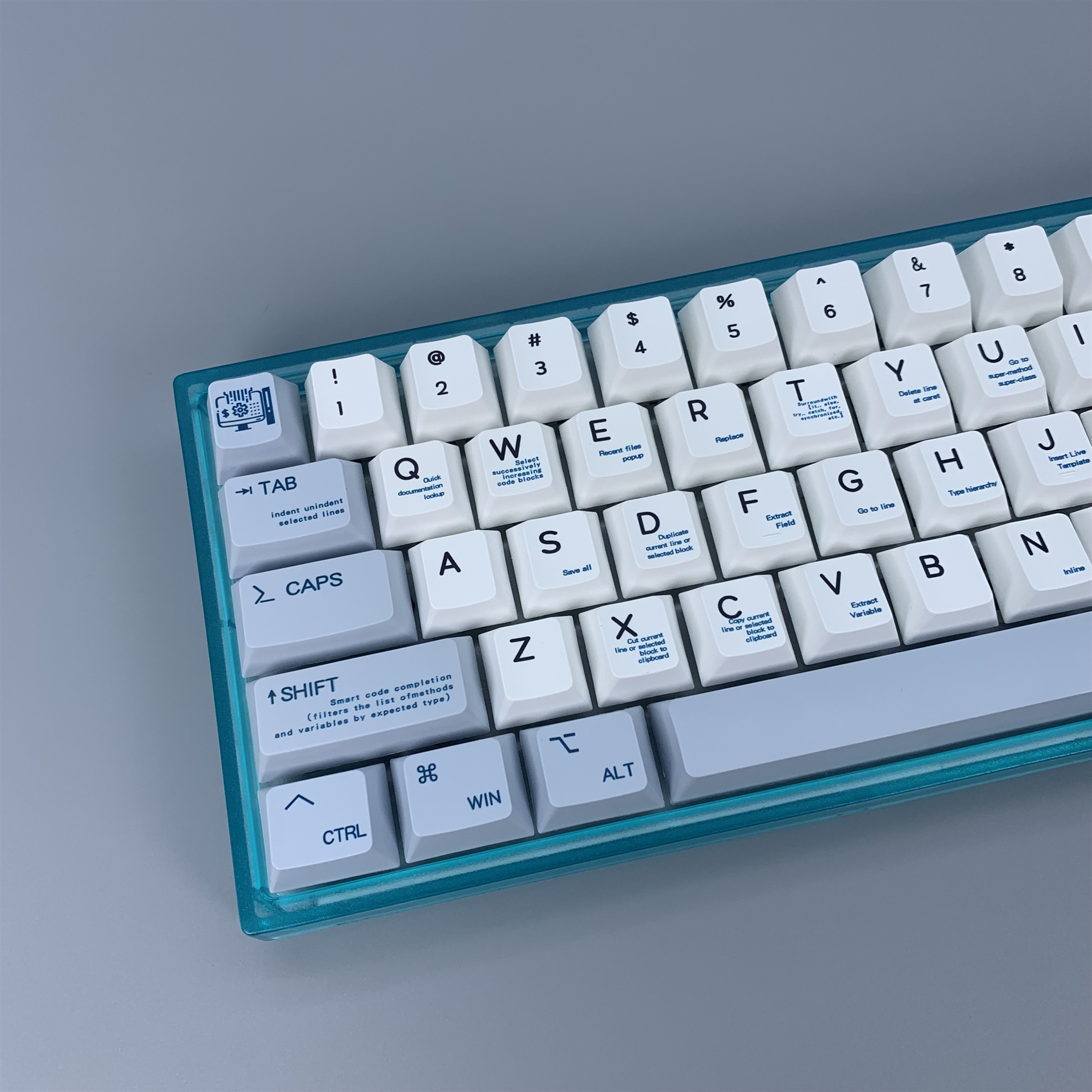 Programmer Keycap Cherry Profile Full Set Fit 61/68/84/87/100 ...