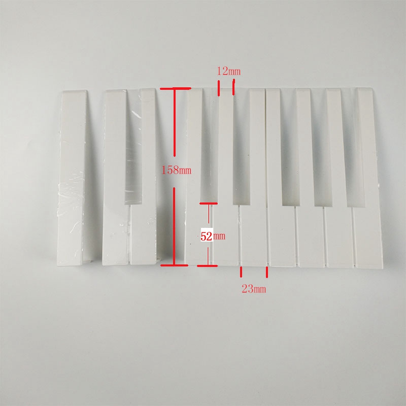 52Pcs/Lot Piano Accessories White Piano Keytop Repair Parts for Piano(5 ...