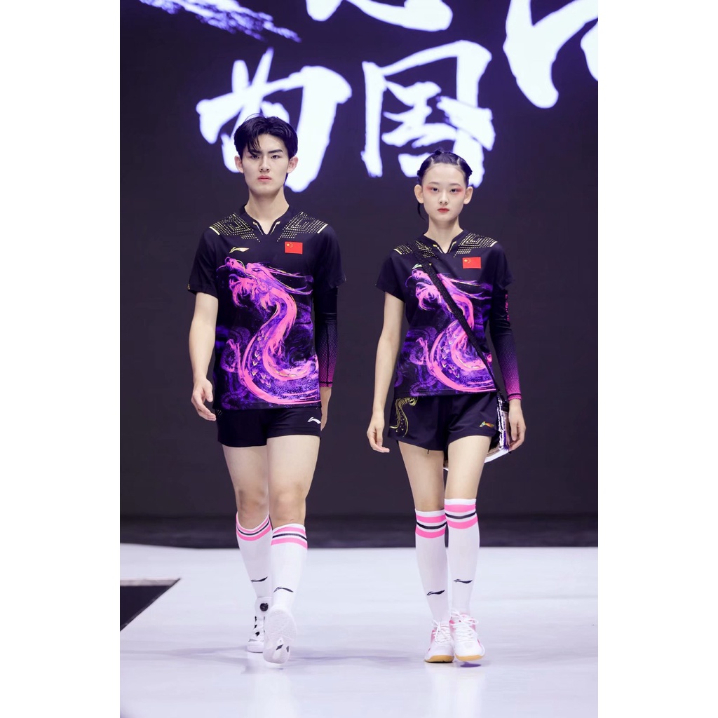 Lining Lee Ning ชุดยูนิฟอร์มแบดมินตัน ระบายอากาศ แบบแห้งเร็ว สําหรับ ...