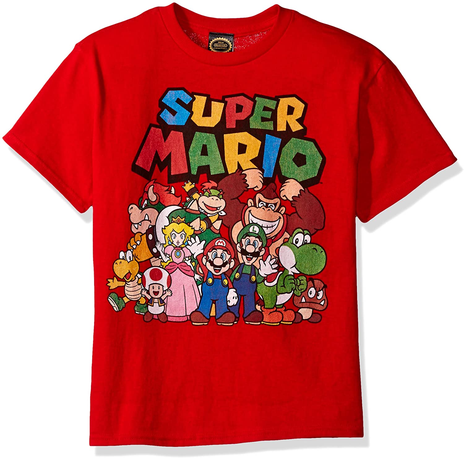 เกมนินเทนโด ผู้ชาย Nintendo Boys' Super Mario Character Group Shot ...