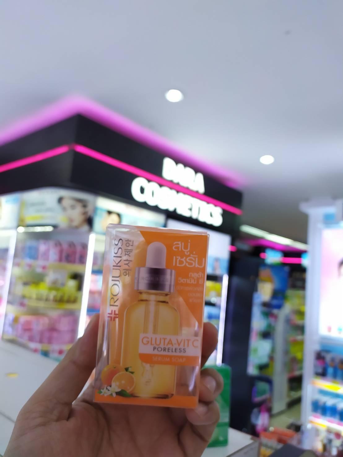 ถูกกว่าห้าง (1แถม1) Rojukiss Gluta-Vit C Serum Soap โรจูคิส สบู่กลูต้า ...