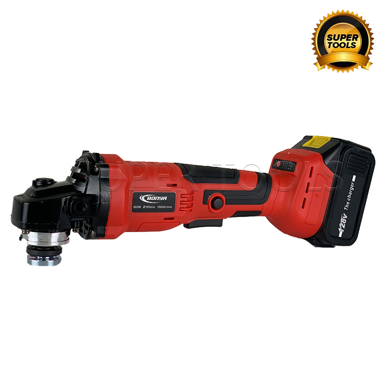 BONYA เครื่องเจียร์ไร้สาย 128V เครื่องเจียร์แบตเตอรี่ กับอะแดปเตอร์ชาร์จไฟ - ST Tools - ThaiPick