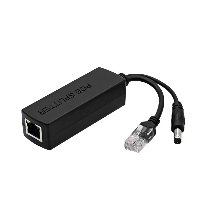 แบบ Active รุ่น PoE Spliter KSY-POE-B1210 LAN 10100Mbps 48V To 12V1A2A ...