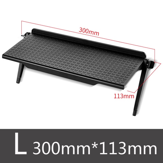 Adjustable TV Shelf Storage Bracket for Media Boxes TV Screen Top Stand ...