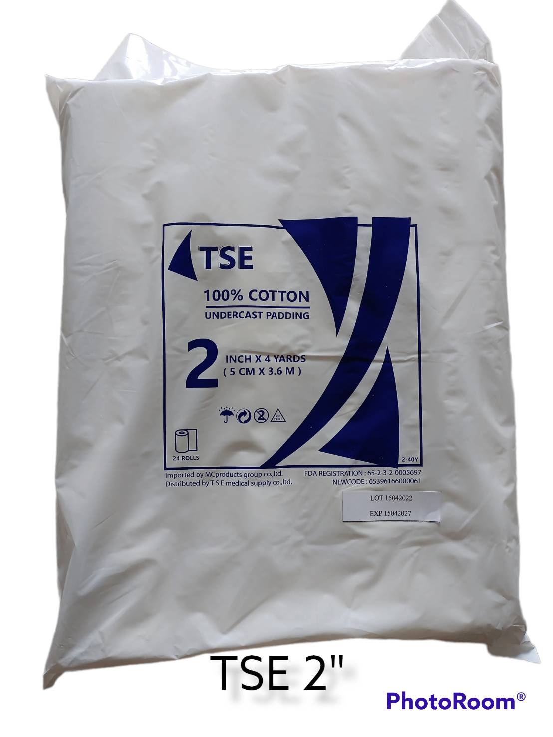 TSE cotton 100 เปอร์เซ็นต์ Undercast padding สำลีรองเฝือก - ปริญญาบาร์เบอร์ - ThaiPick