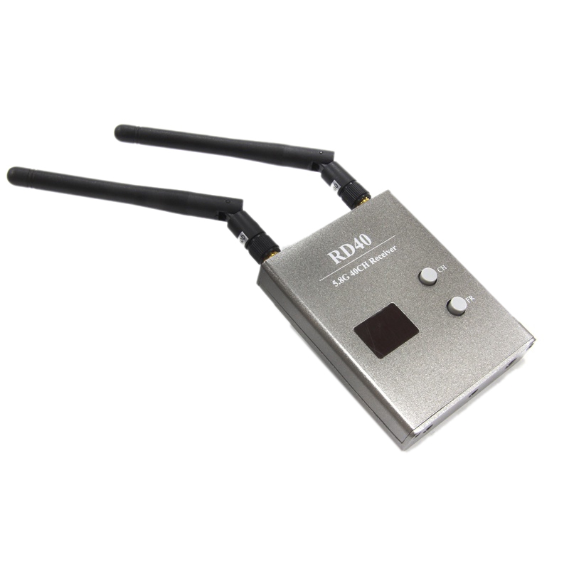 FPV 5.8 GHz 40CH RD40 Raceband Dual Diversity Receiver with AV and ...