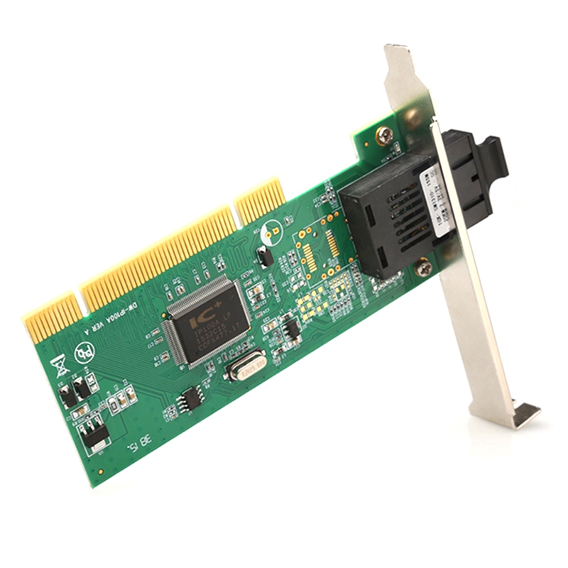 PCIE Dual Electrical Port Gigabit Network Card IP100A 100Mbps PCI Fiber ...