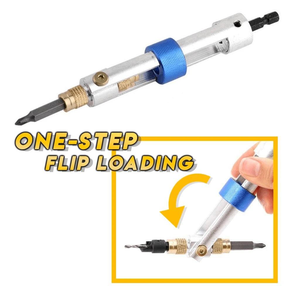 พร้อมส่ง--+ ชุดดอกสว่านไขควง หัวสลับ Half Time Drill Driver หัวไขควงอัจฉริยะ จะเจาะหรือขันน็อต ...