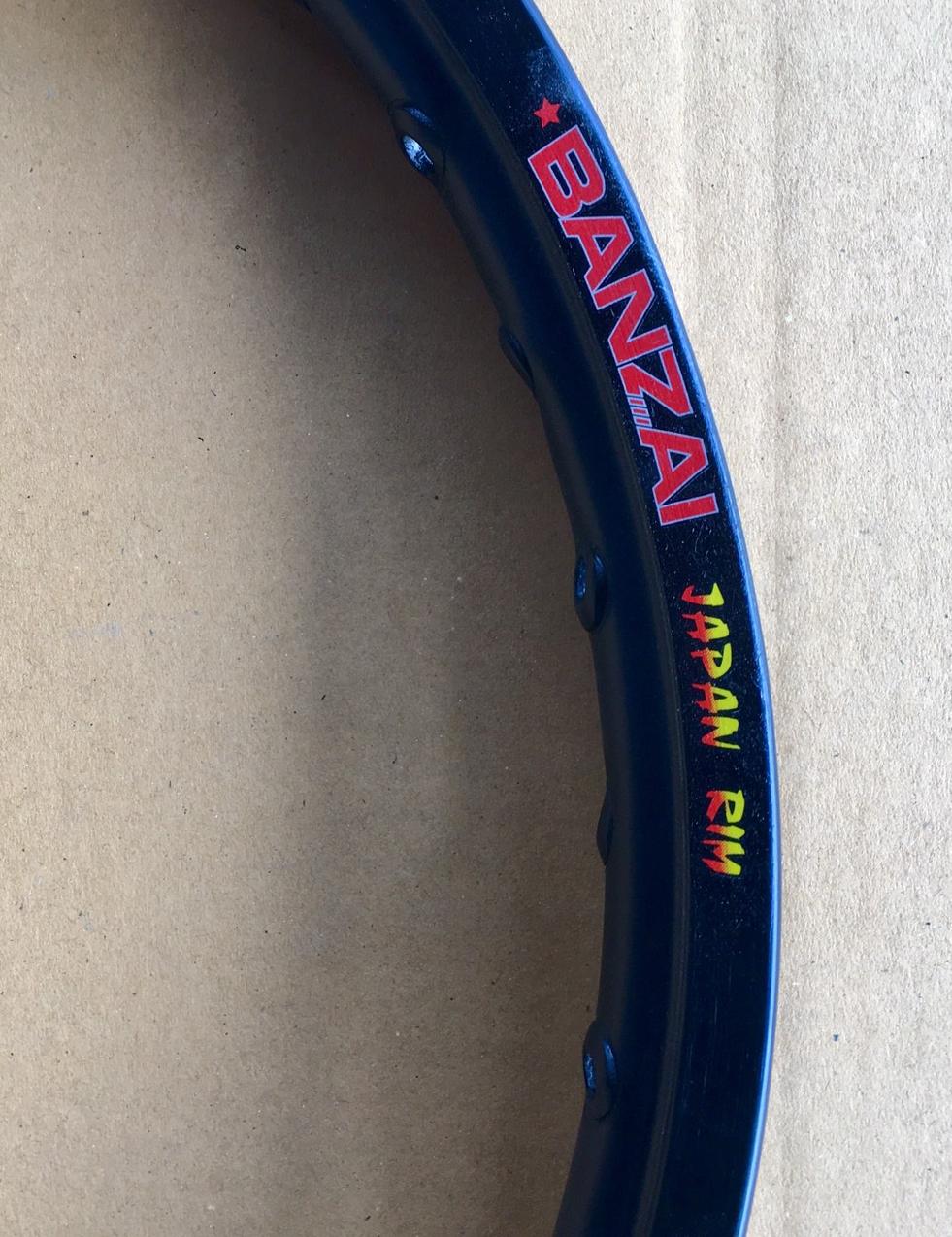 1วง ขอบล้อ บันไซ Banzai 1.4x17 สีดำ แท้100 ล้อสี ล้อโล RIM - AiZu_Motor ...