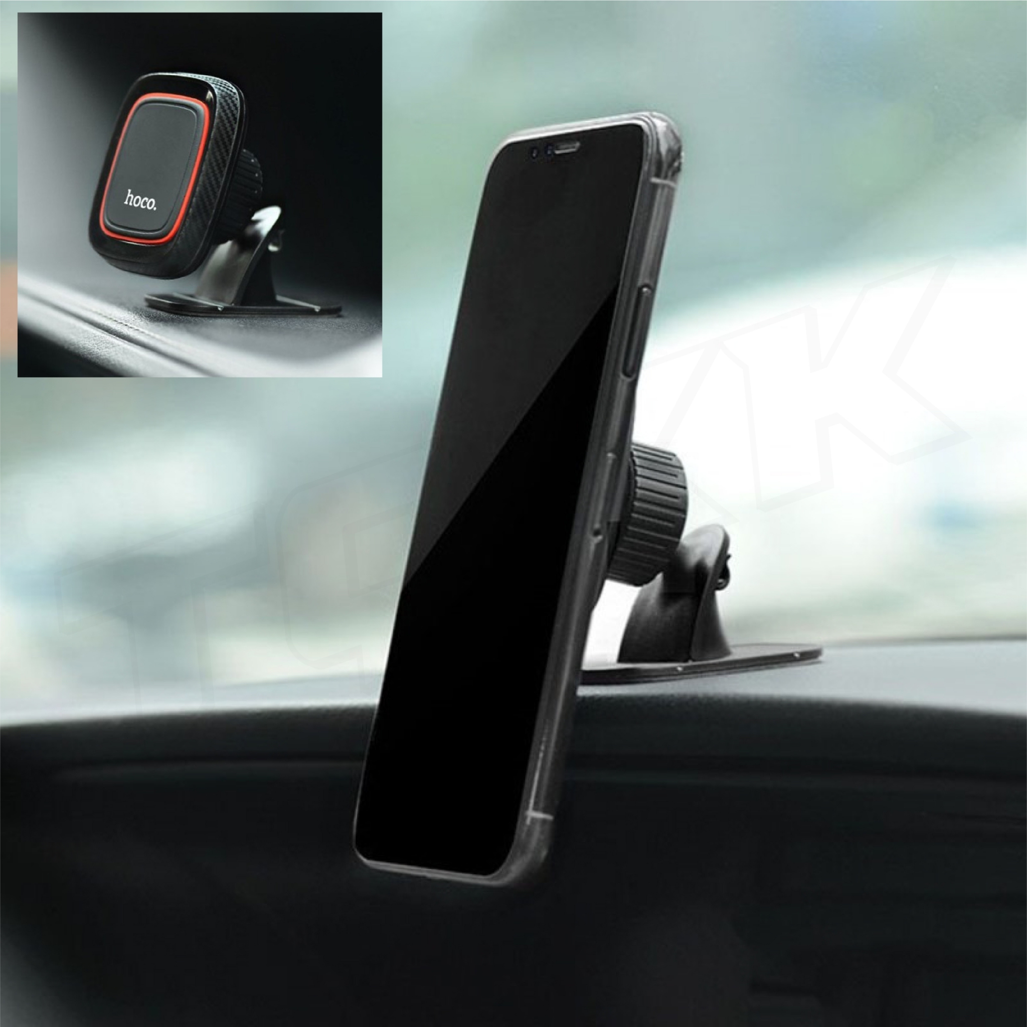 Hoco CA24 Magnetic Car Holder ที่วางโทรศัพท์มือถือในรถยนต์ติดคอนโซลรถ ...