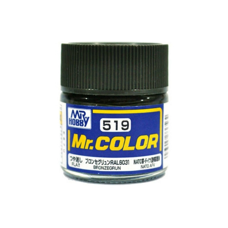 Mr.Hobby สีกันเซ่สูตรทินเนอร์ Mr.Color C519 BRONZEGRUN สีสำหรับพลาสติก ...
