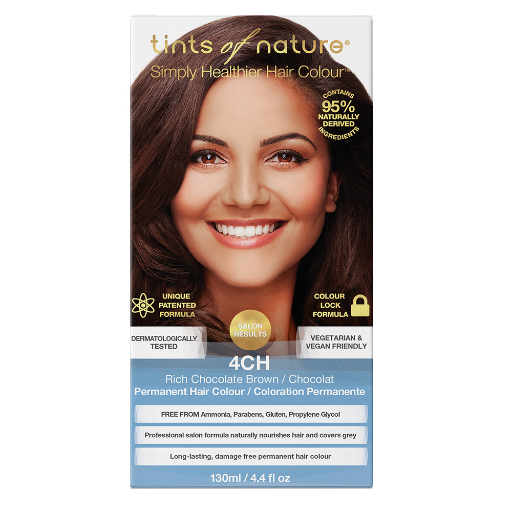 Tints of Nature 4CH Rich Chocolate Brown - Permanent Hair Colour น้ำยา ...