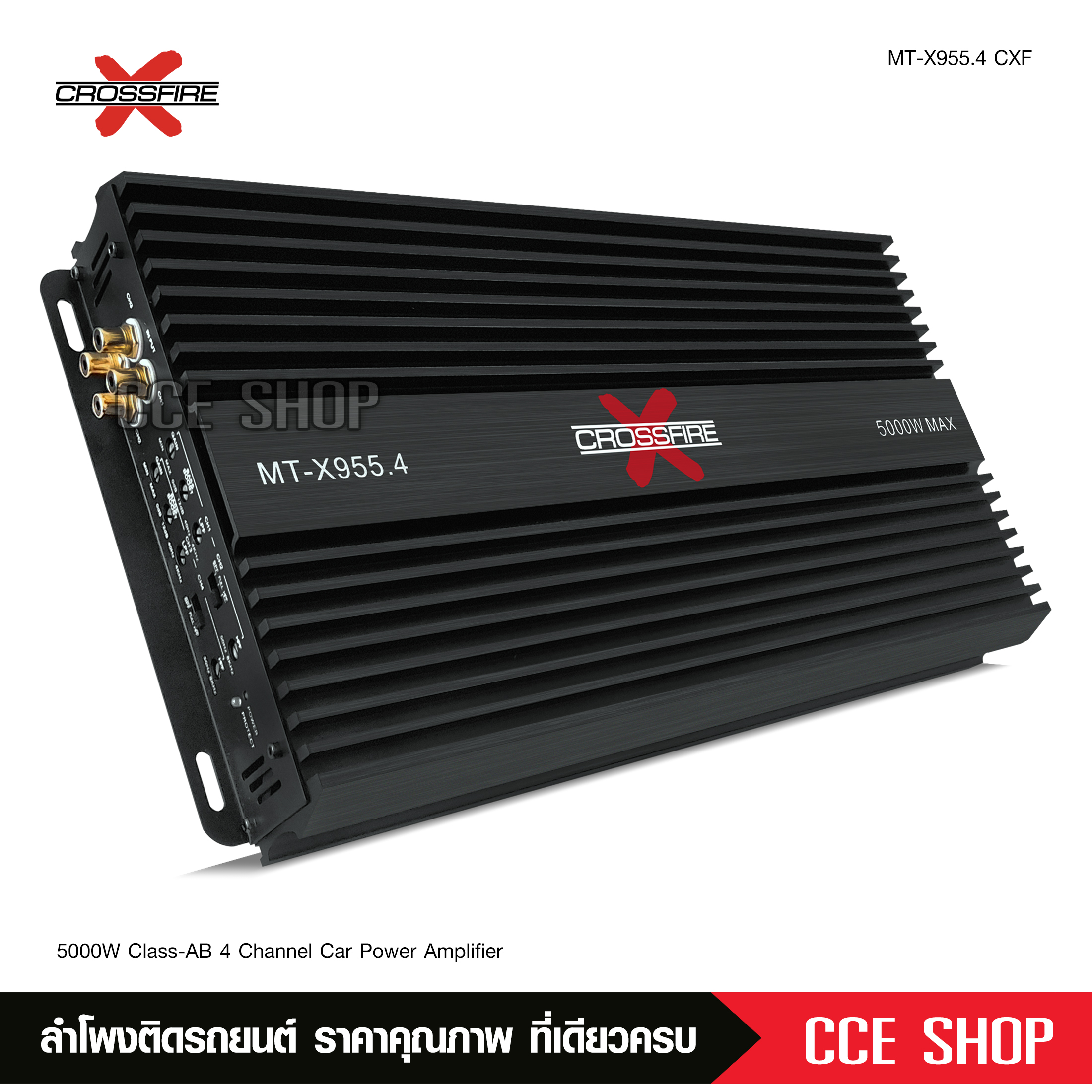 CROSSFIRE-X เพาเวอร์ Class AB 4CH รุ่น MT-X955.4 ทรานซิสเตอร์ TOSHIBA JAPAN รุ่นใหญ่แรงๆ เสียงดี ...