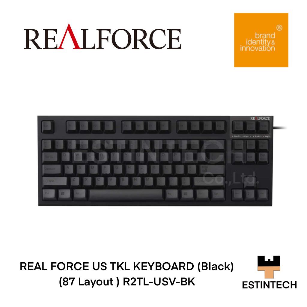 Keyboard (คีย์บอร์ด) REAL FORCE US TKL KEYBOARD (Black) (87 Layout ...