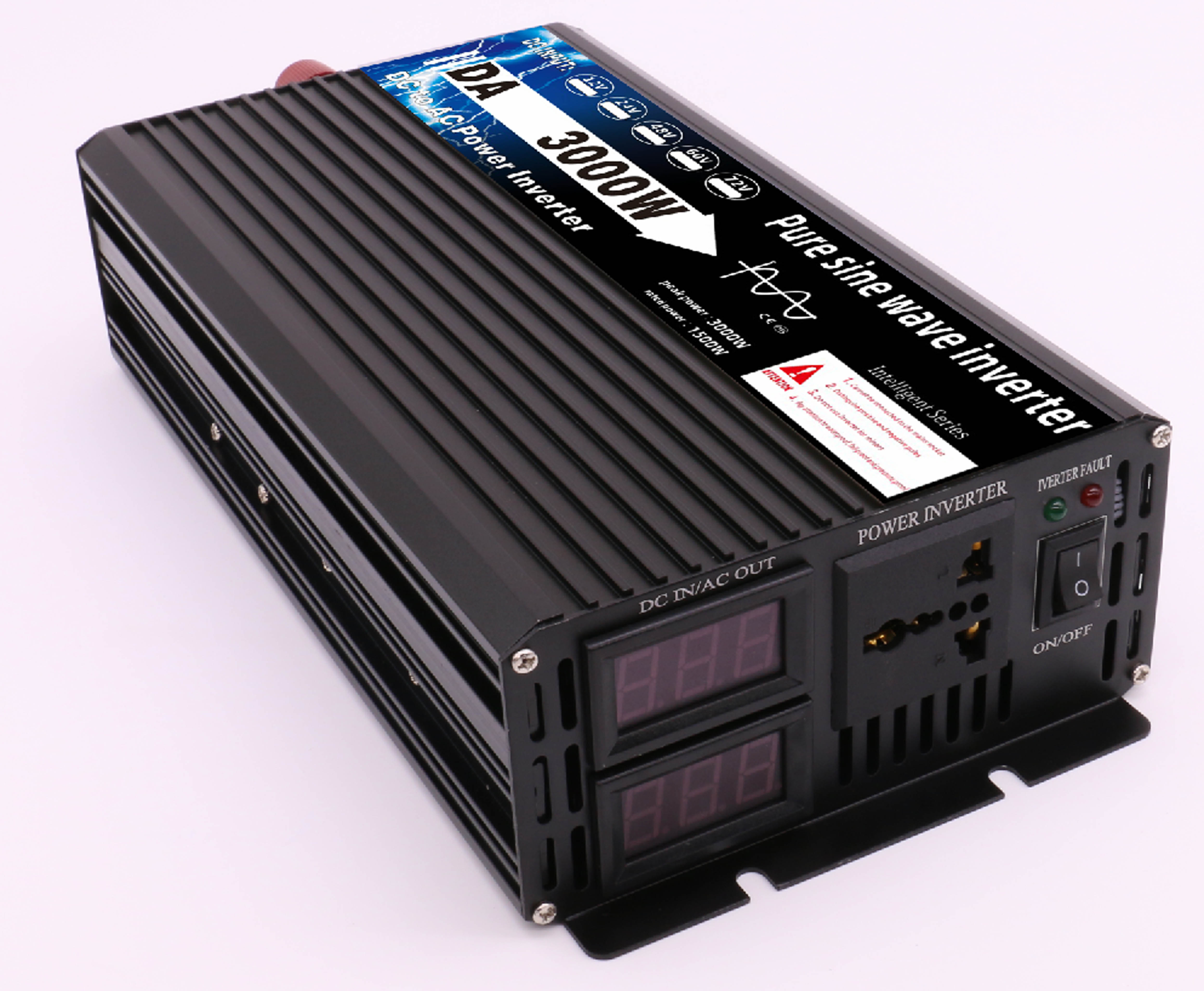 อินเวอร์เตอร์ DA inverter 3000W รุ่น12v24v อินเวอร์เตอร์เพียวซายเวฟ ...