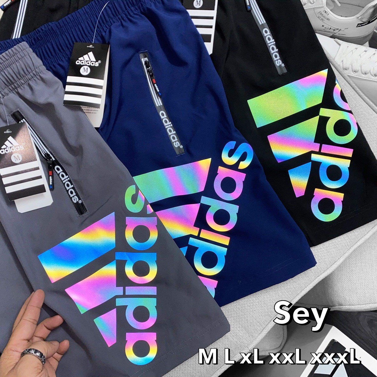 【ของแท้ ใหม่】Adidas Men's กางเกงขาสั้นกีฬา Y012-01 - Super Energy ...