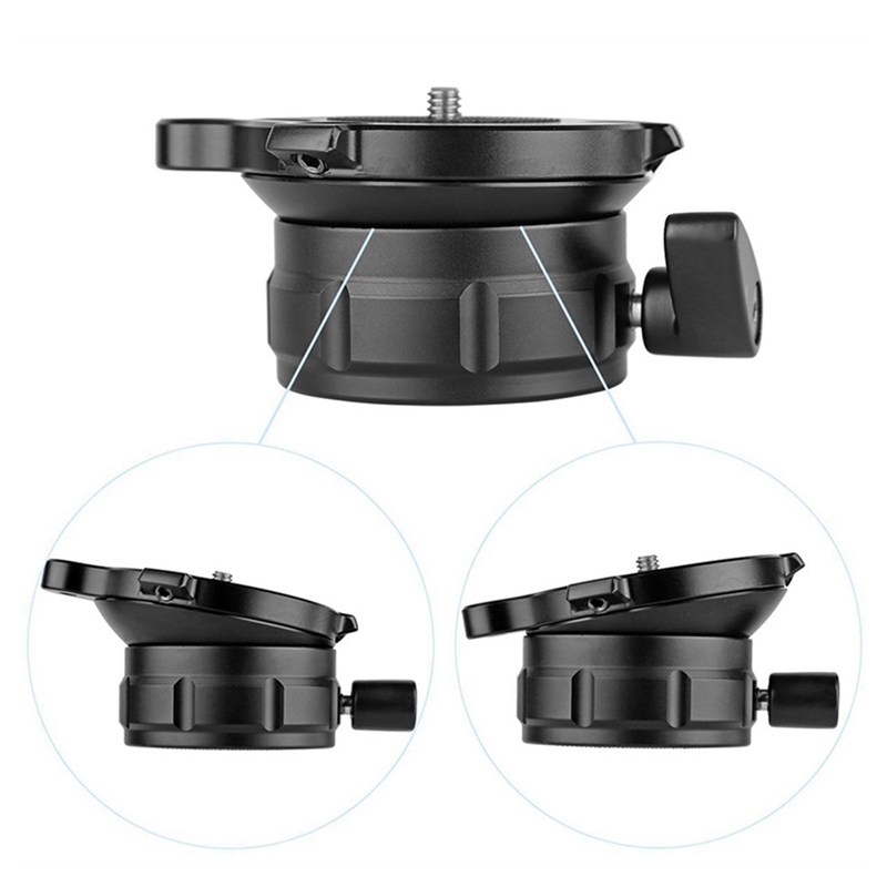 LB-60 Tripod Head Leveling Base Level Horizontal Adjustment Platform ...