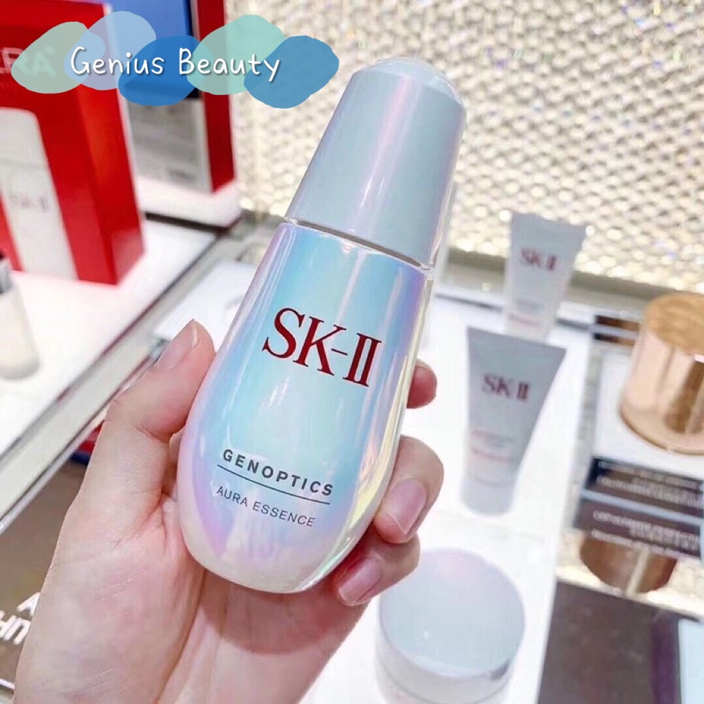 SK-II Genoptic Aura Essence เอสเคทู ออร่า เอซเซ้นท์ 50มล - Genius Beauty - ThaiPick